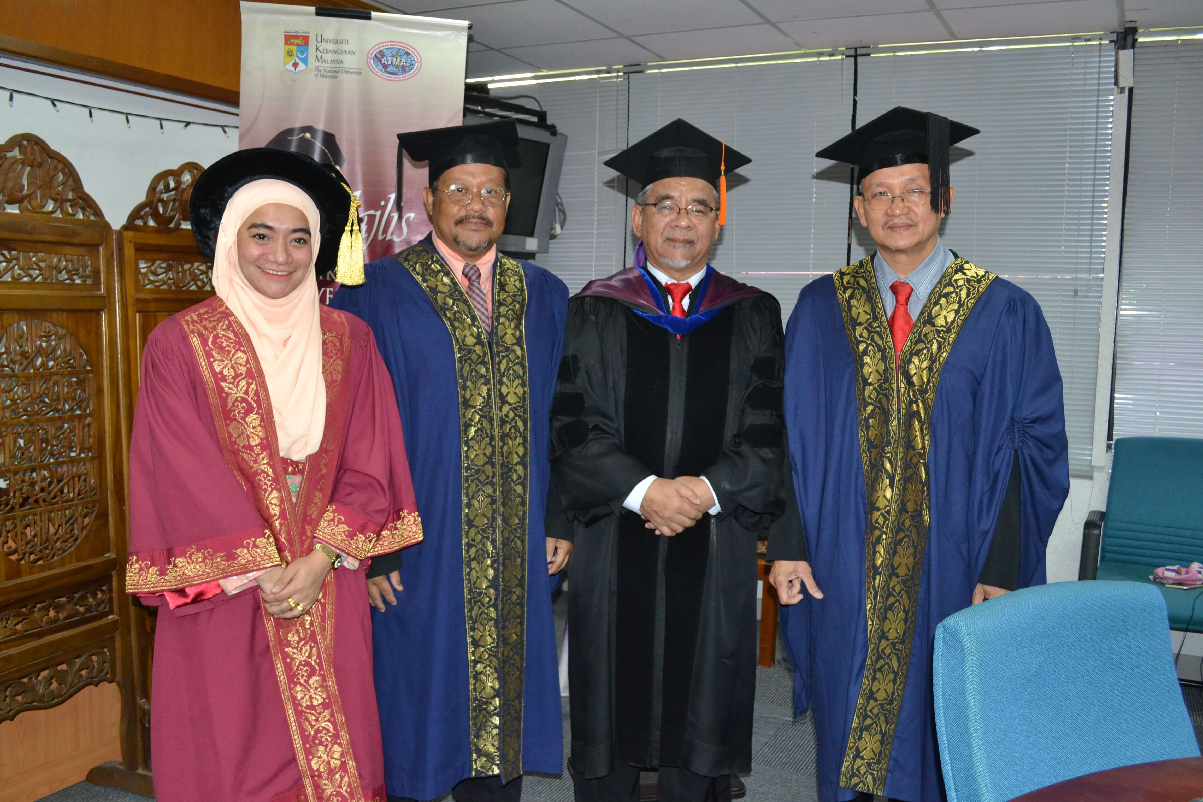 Majlis Pengiktirafan Penyelia dan Pemakaian Jubah Graduan ATMA ...