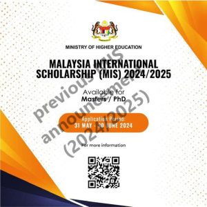 Malaysia International Scholarship (MIS) – Researches on Nanostructure ...