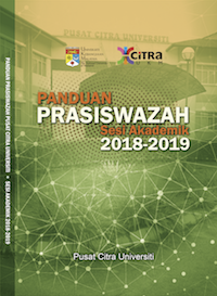 Buku Panduan Prasiswazah PPCU | Pusat Pengajian Citra Universiti