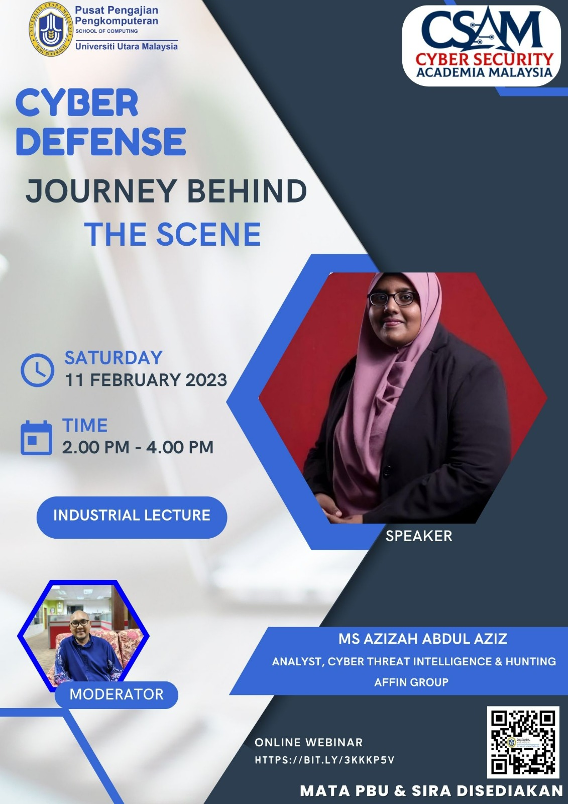 INDUSTRIAL LECTURE: CYBER DEFENSE JOURNEY BEHIND THE SCENE – CSAM