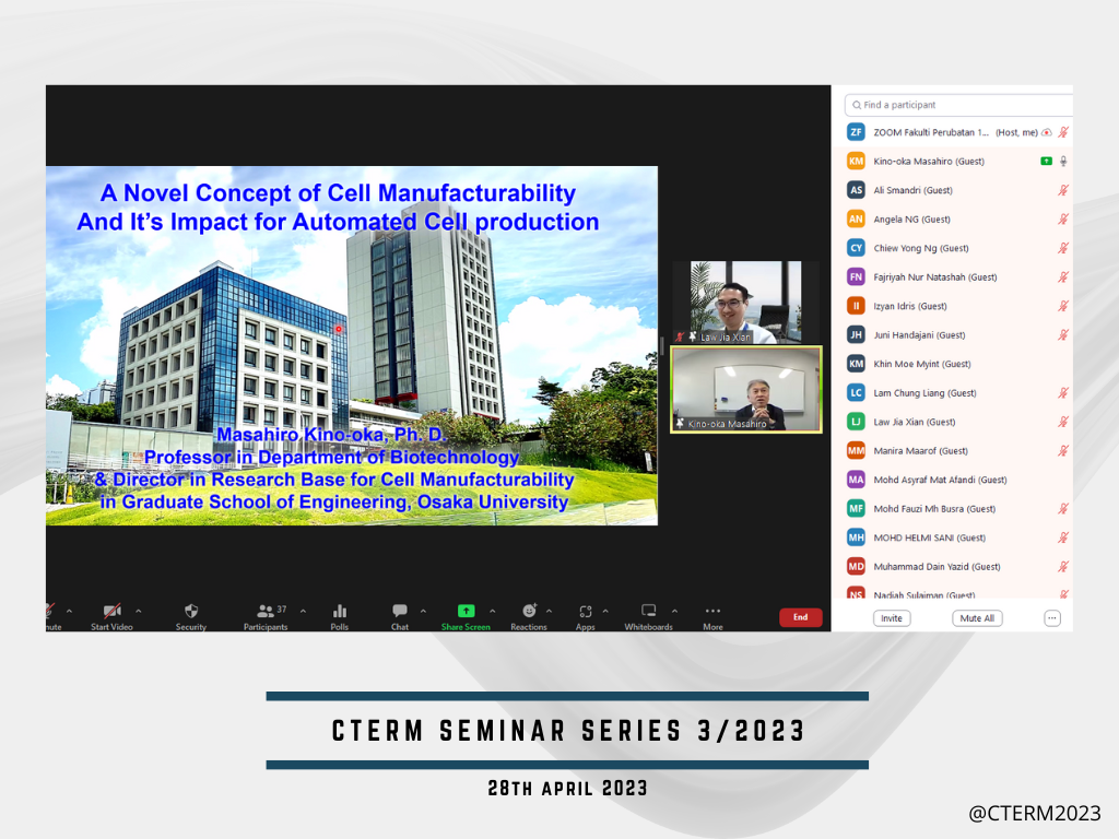 CTERM SEMINAR SERIES 3/2023 · Department of Tissue Engineering and ...