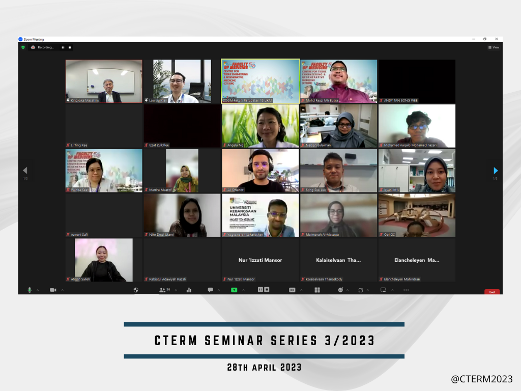 CTERM SEMINAR SERIES 3/2023 · Department of Tissue Engineering and ...