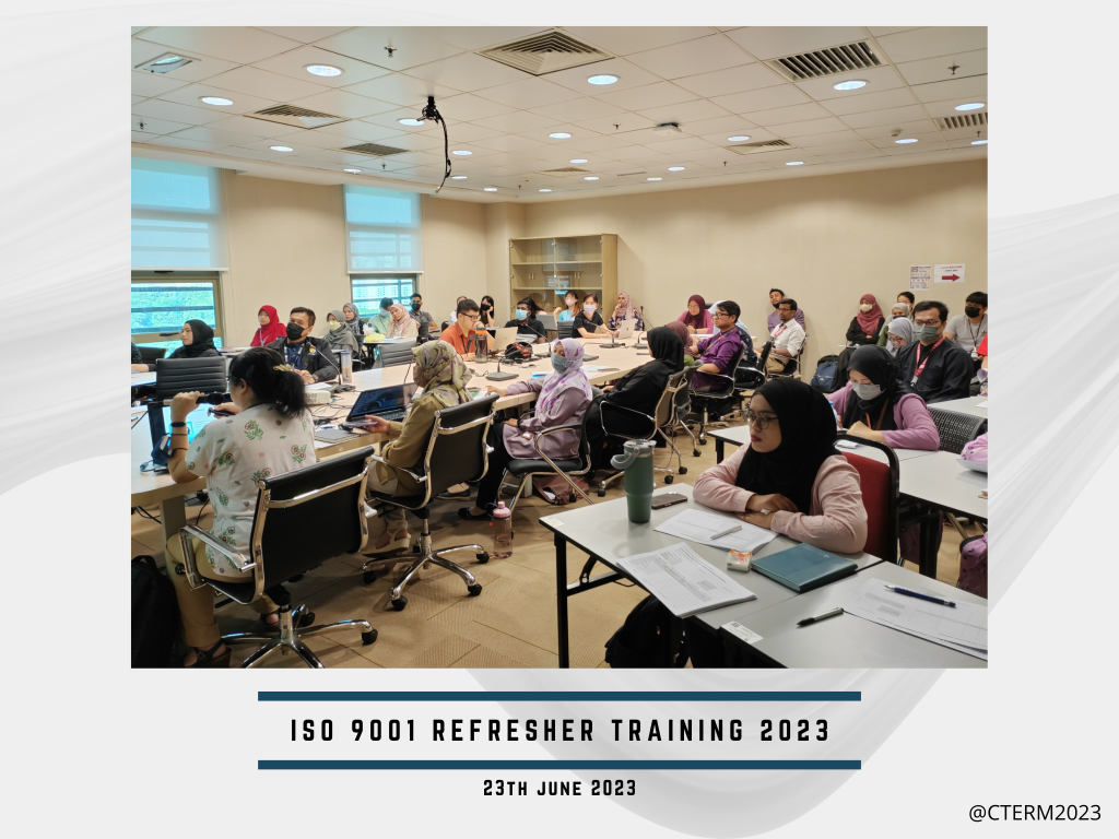 ISO 9001 REFRESHER TRAINING 2023 · Department of Tissue Engineering and ...