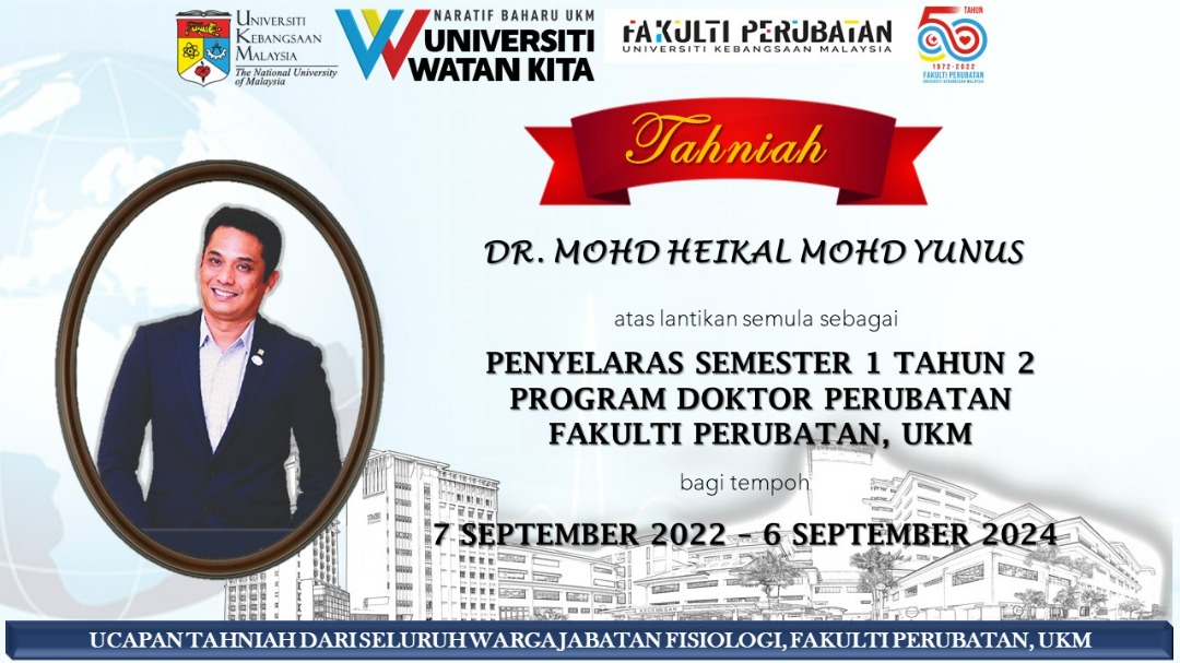 TAHNIAH - LANTIKAN SEBAGAI PENYELARAS SEMESTER 1 TAHUN 2 PROGRAM DOKTOR ...