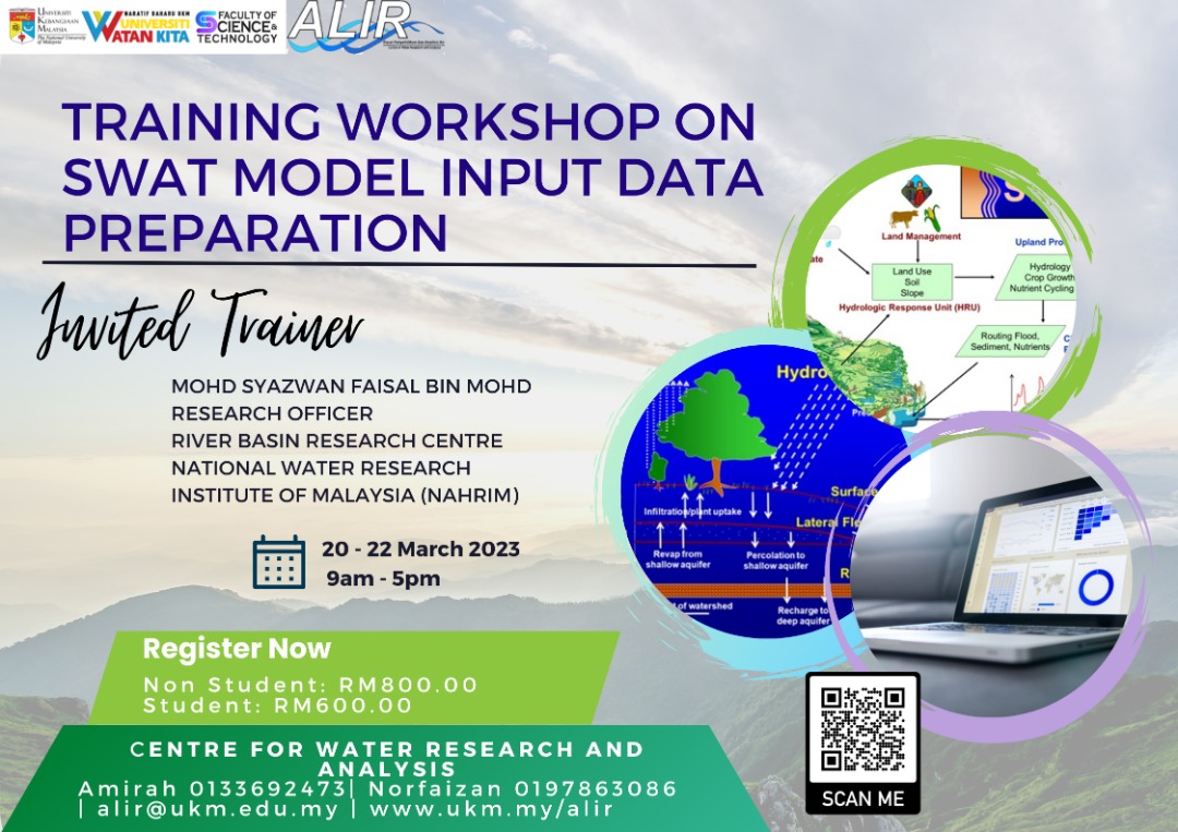 TRAINING WORKSHOP ON SWAT MODEL INPUT DATA PREPARATION | Fakulti Sains ...