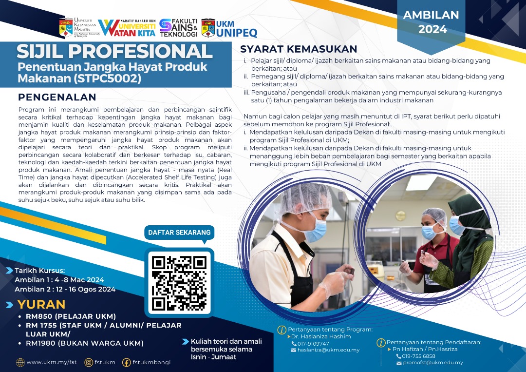 Program Sijil Professional | Faculty of Science and Technology