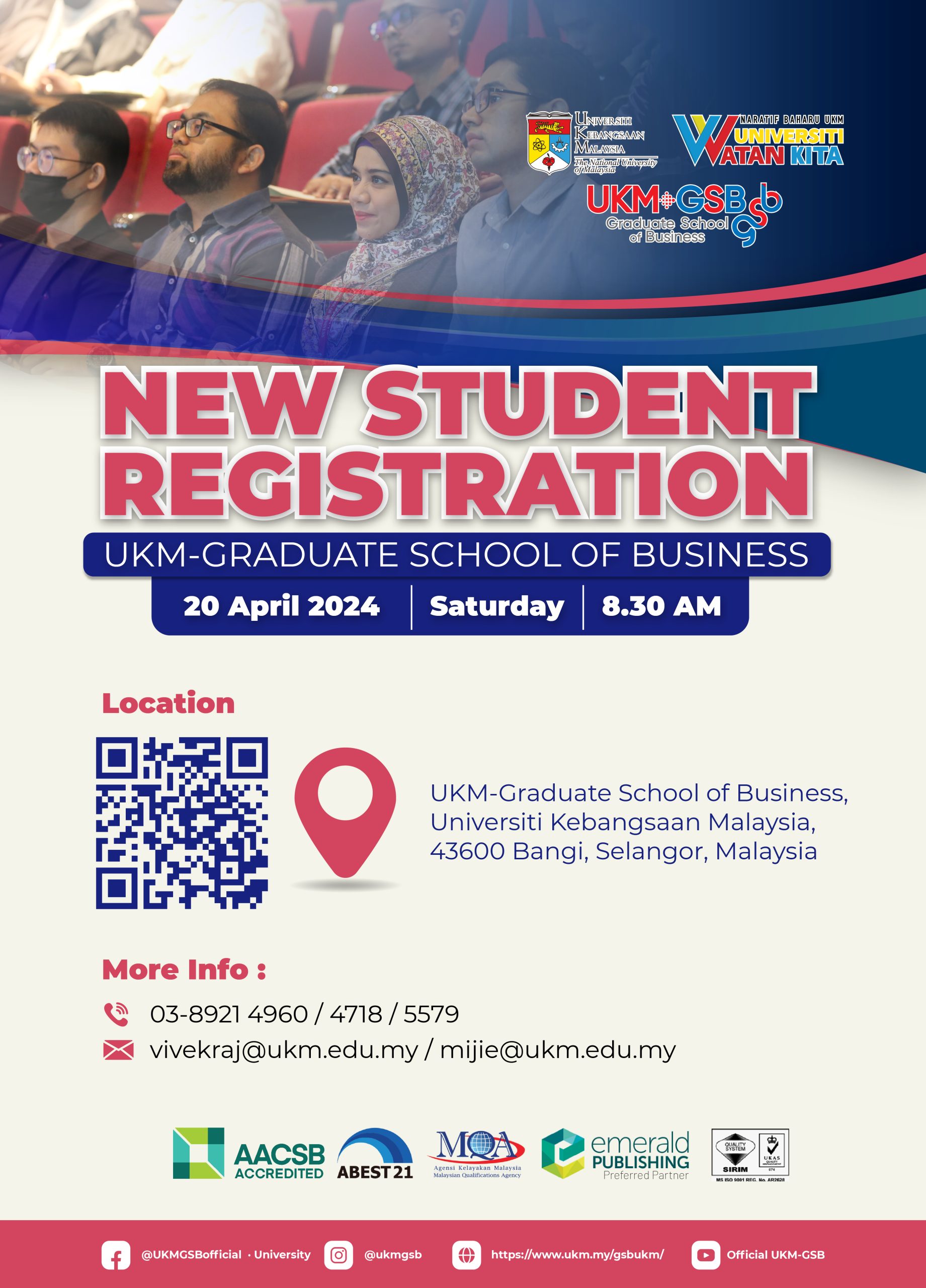 New Students Registration – UKM Graduate School of Business