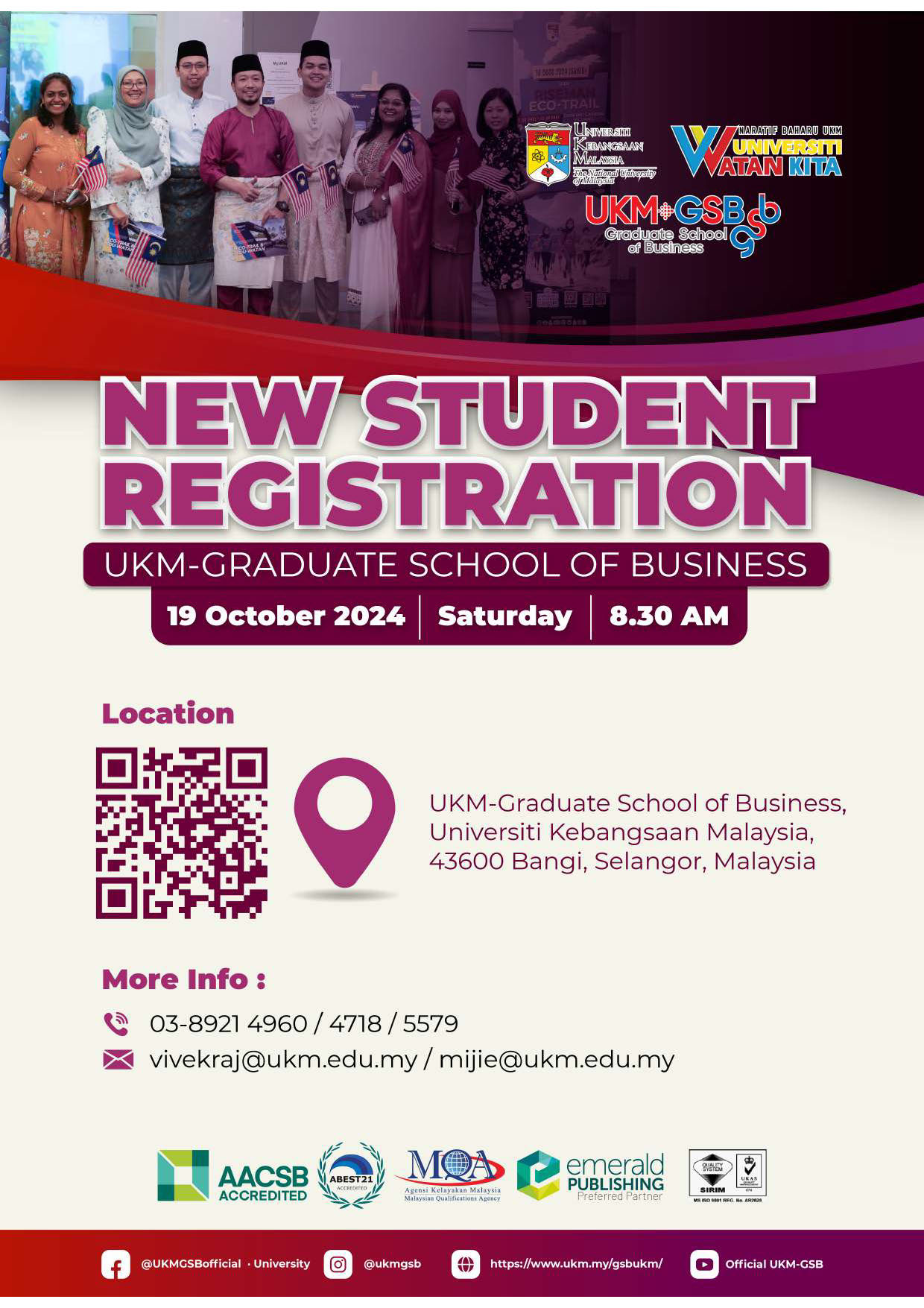New Students Registration – UKM Graduate School of Business