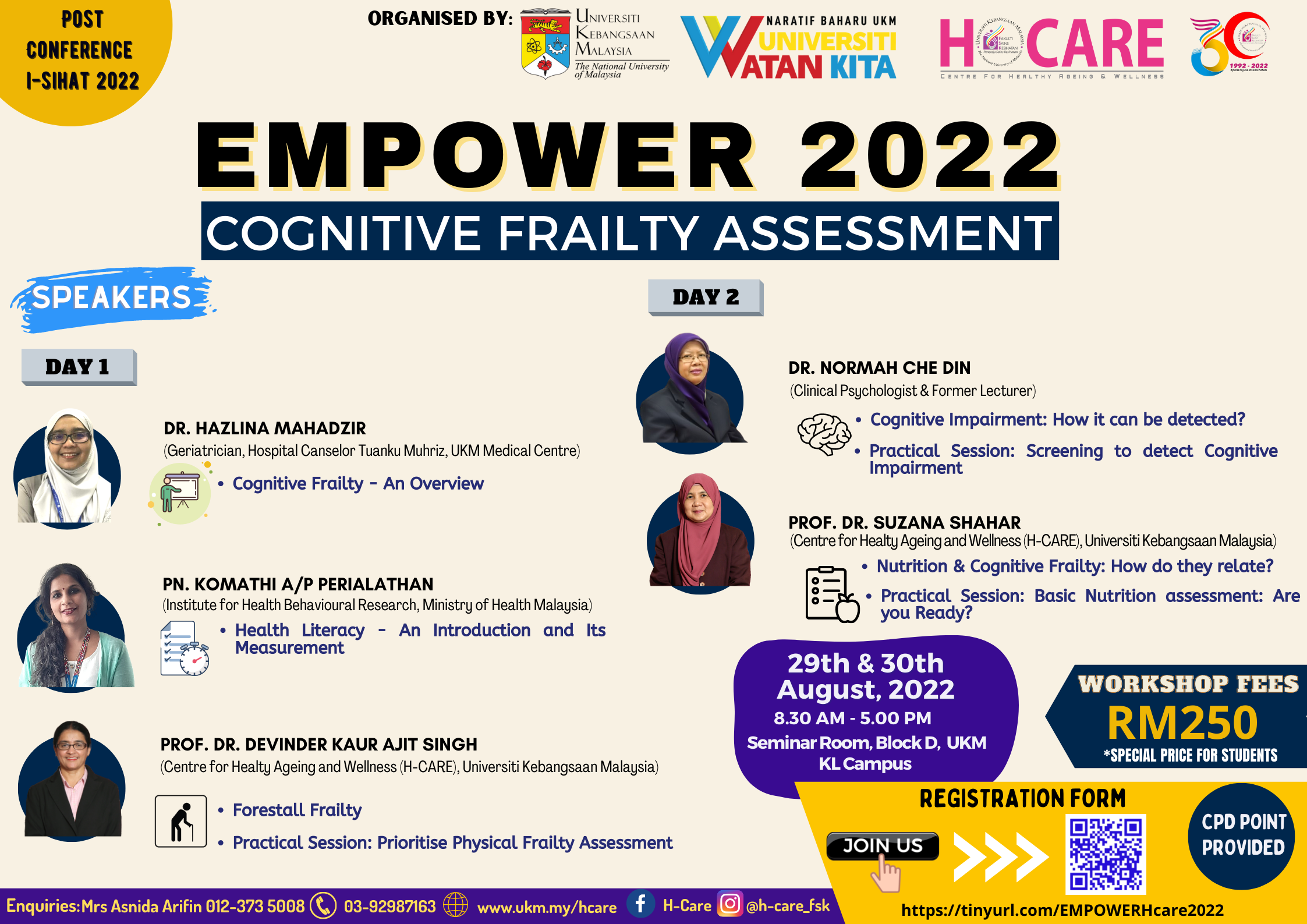 EMPOWER 2022: COGNITIVE FRAILTY ASSESSMENT - H-CARE