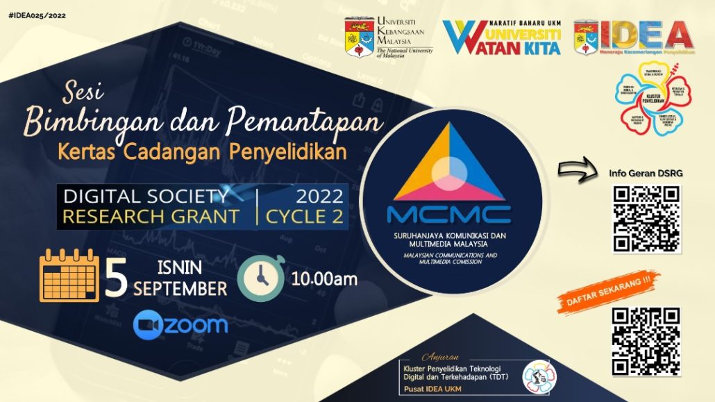 Sesi Bimbingan dan Pemantapan Kertas Cadangan Penyelidikan Digital Society Research Grant (DSRG ...