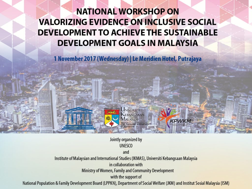 NATIONAL WORKSHOP ON VALORIZING EVIDENCE ON INCLUSIVE SOCIAL ...