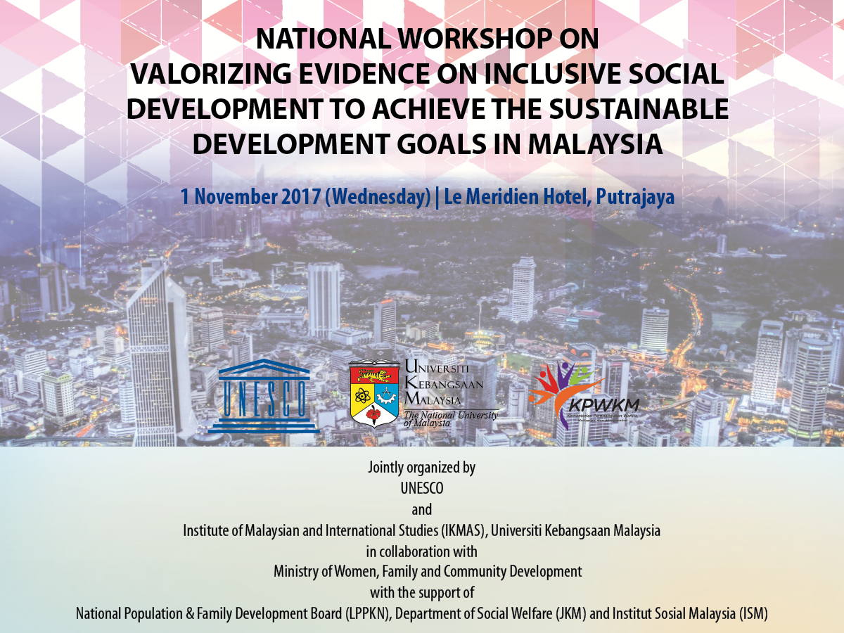 NATIONAL WORKSHOP ON VALORIZING EVIDENCE ON INCLUSIVE SOCIAL ...