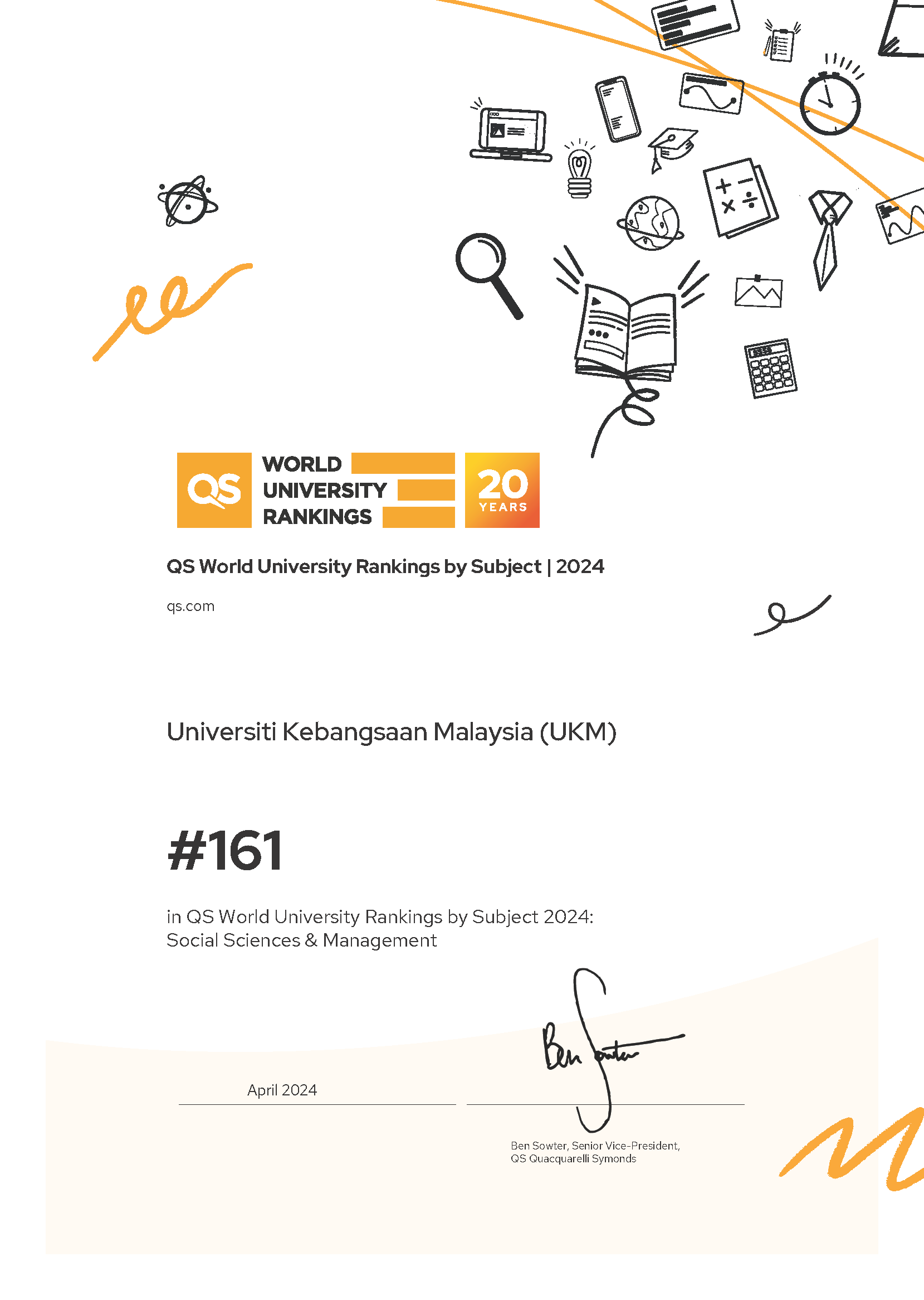 UCAPAN TAHNIAH ATAS SUMBANGAN DAN USAHA BAGI PENCAPAIAN UKM DALAM ...