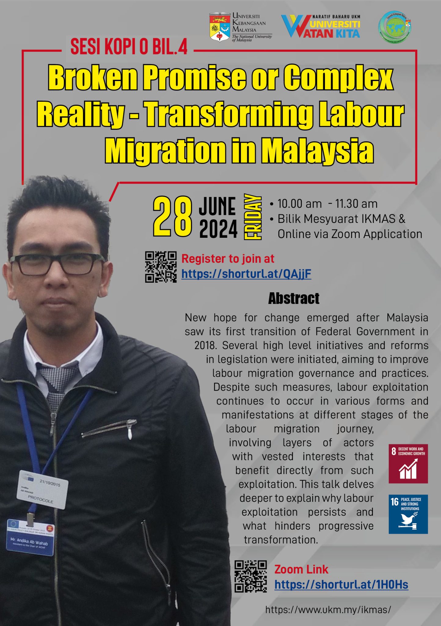 Jemputan Sesi Kopi O IKMAS 4/2024: Broken Promise or Complex Reality ...