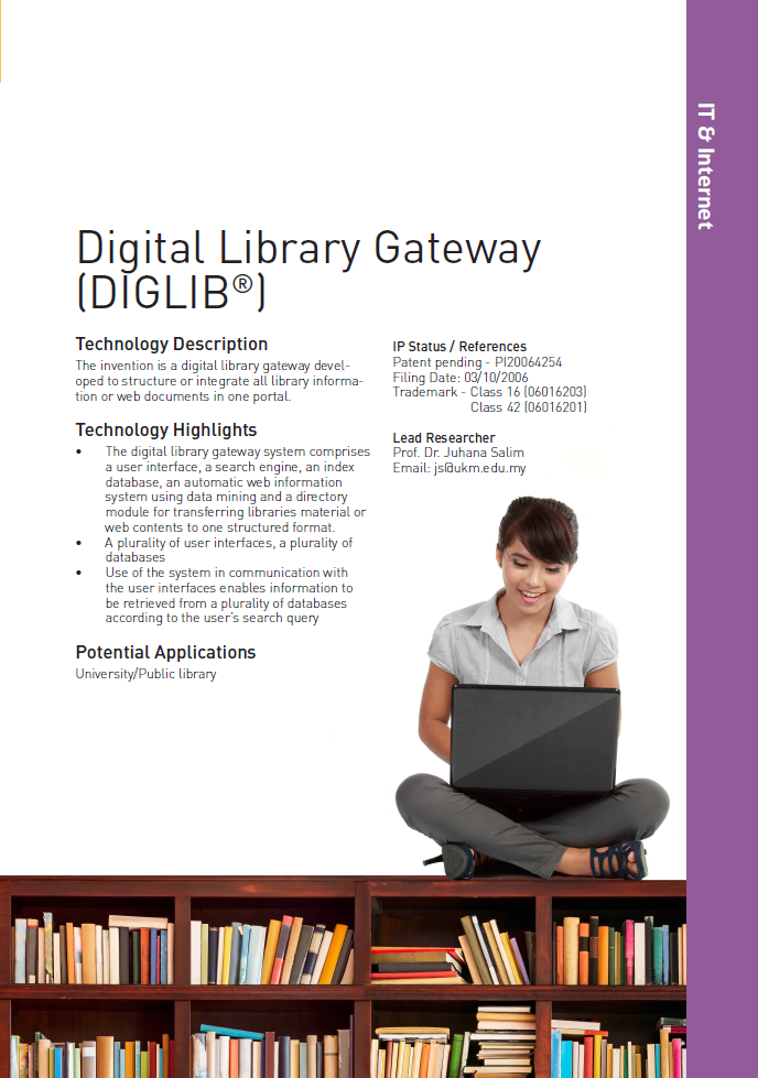 Digital Library Gateway (DIGLIB®) | Centre for Innovation & Technology ...