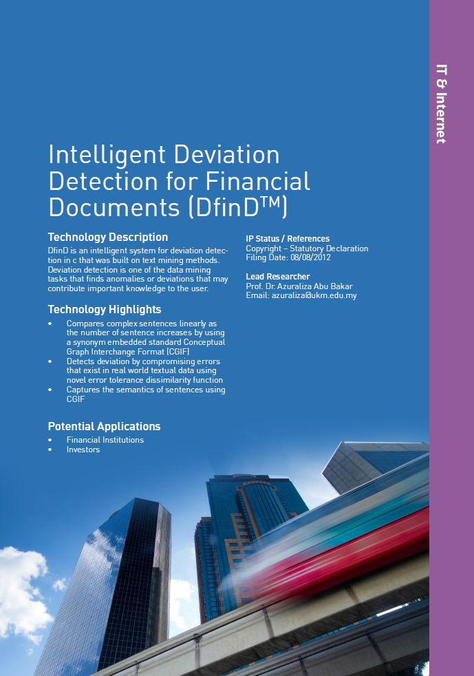 Intelligent Deviation Detection for Financial Documents (DfinD ...