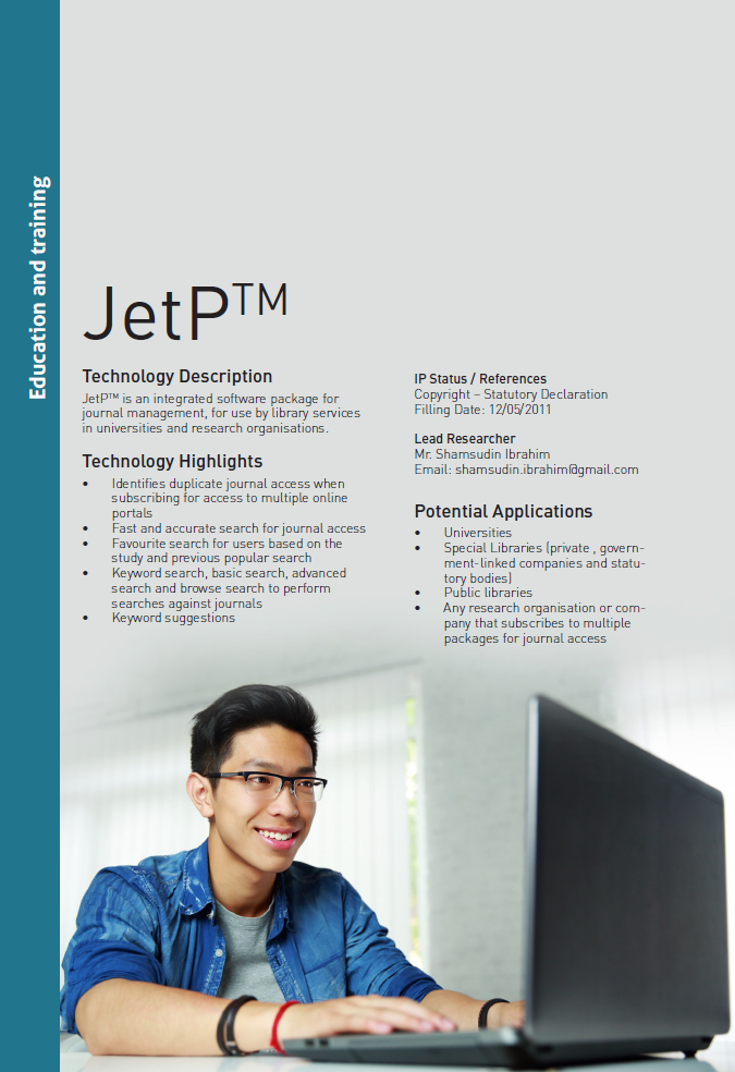 JetP™ | Centre for Innovation & Technology Transfer