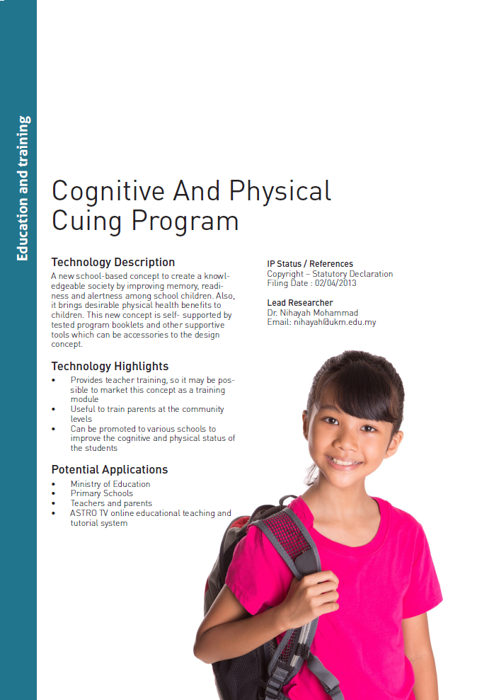 Cognitive and Physical Cuing Program | Centre for Innovation ...
