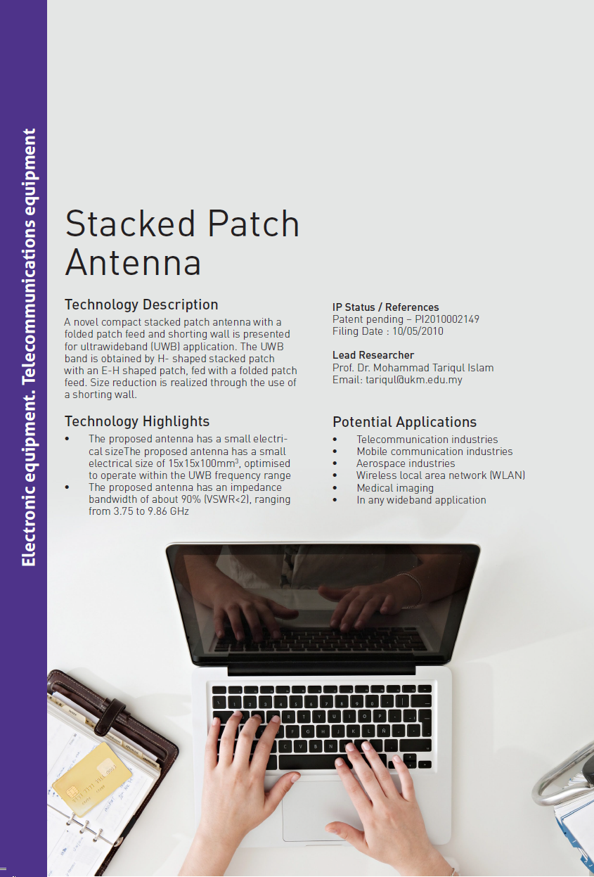 Stacked Patch Antenna | Centre for Innovation & Technology Transfer