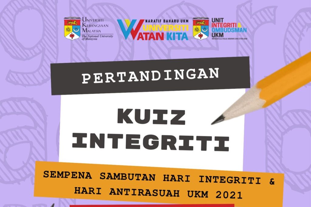 Pertandingan Kuiz Integriti sempena Hari Integriti Nasional & Hari ...
