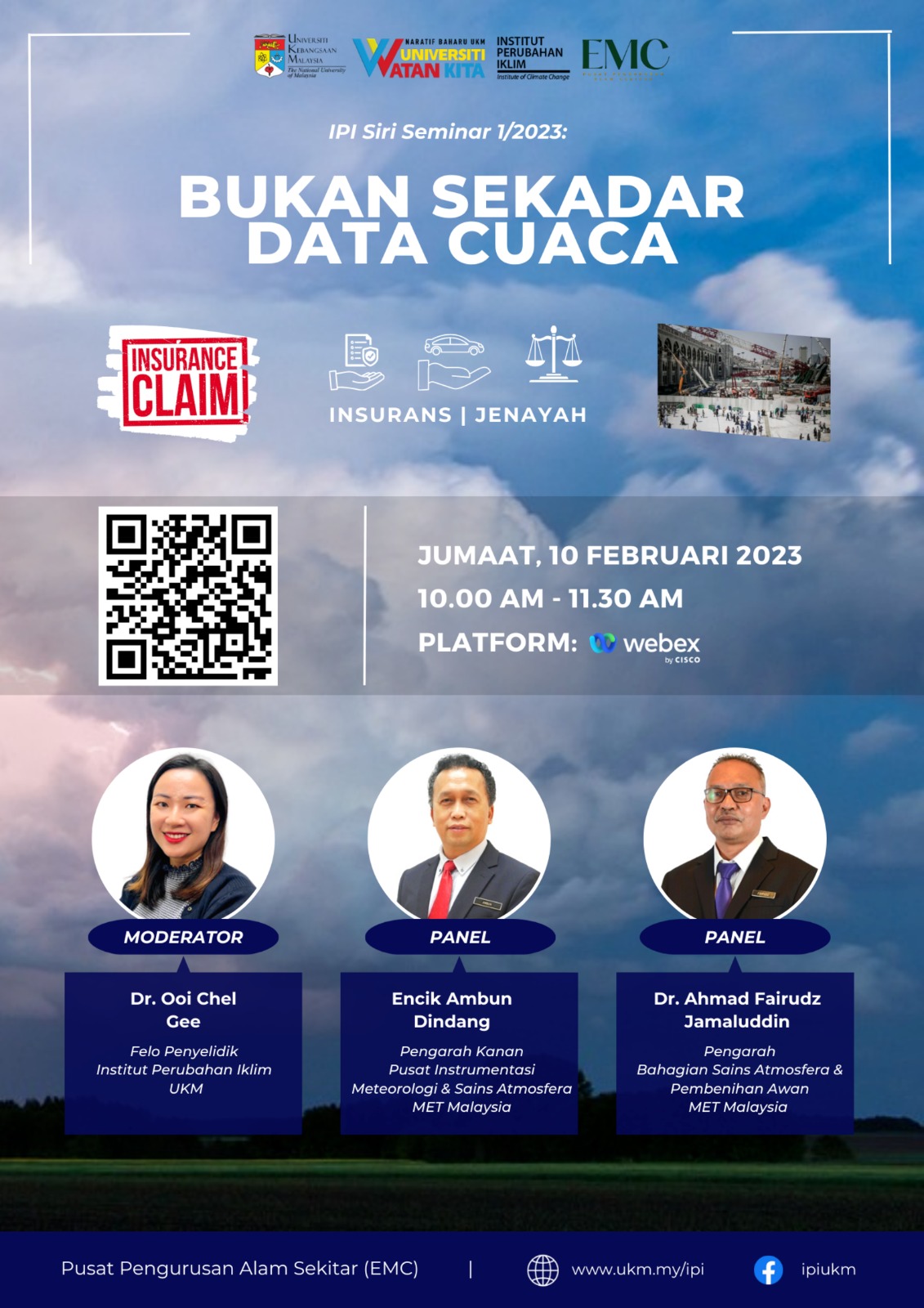 Jemputan ke IPI Siri Seminar 1/2023: Forum Bukan Sekadar Data Cuaca ...