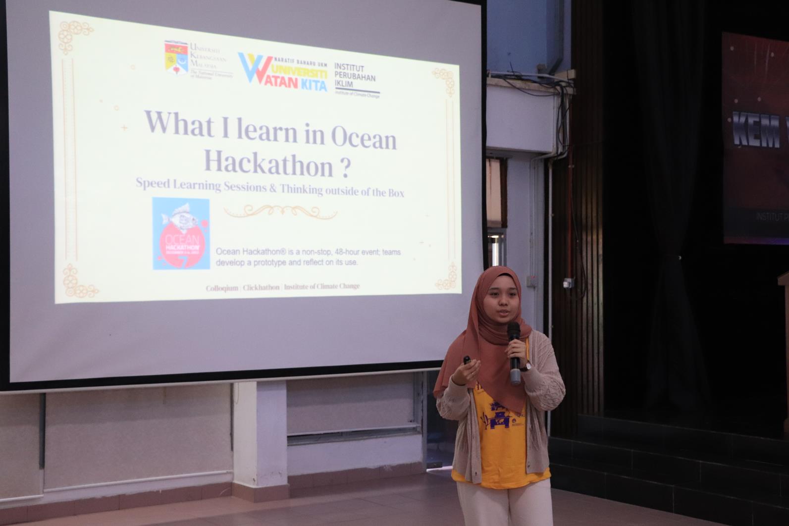 Minggu Aktiviti Siswazah (Hari Ketiga) – Hackathon – Institut Perubahan Iklim