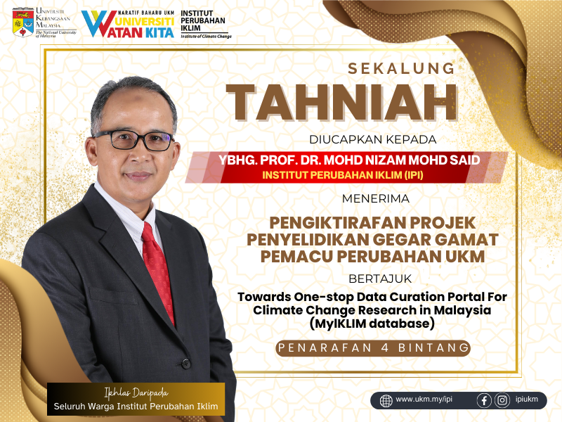 Tahniah Prof. Dr. Mohd Nizam Mohd Said! Projek Penyelidikan Gegar Gamat ...