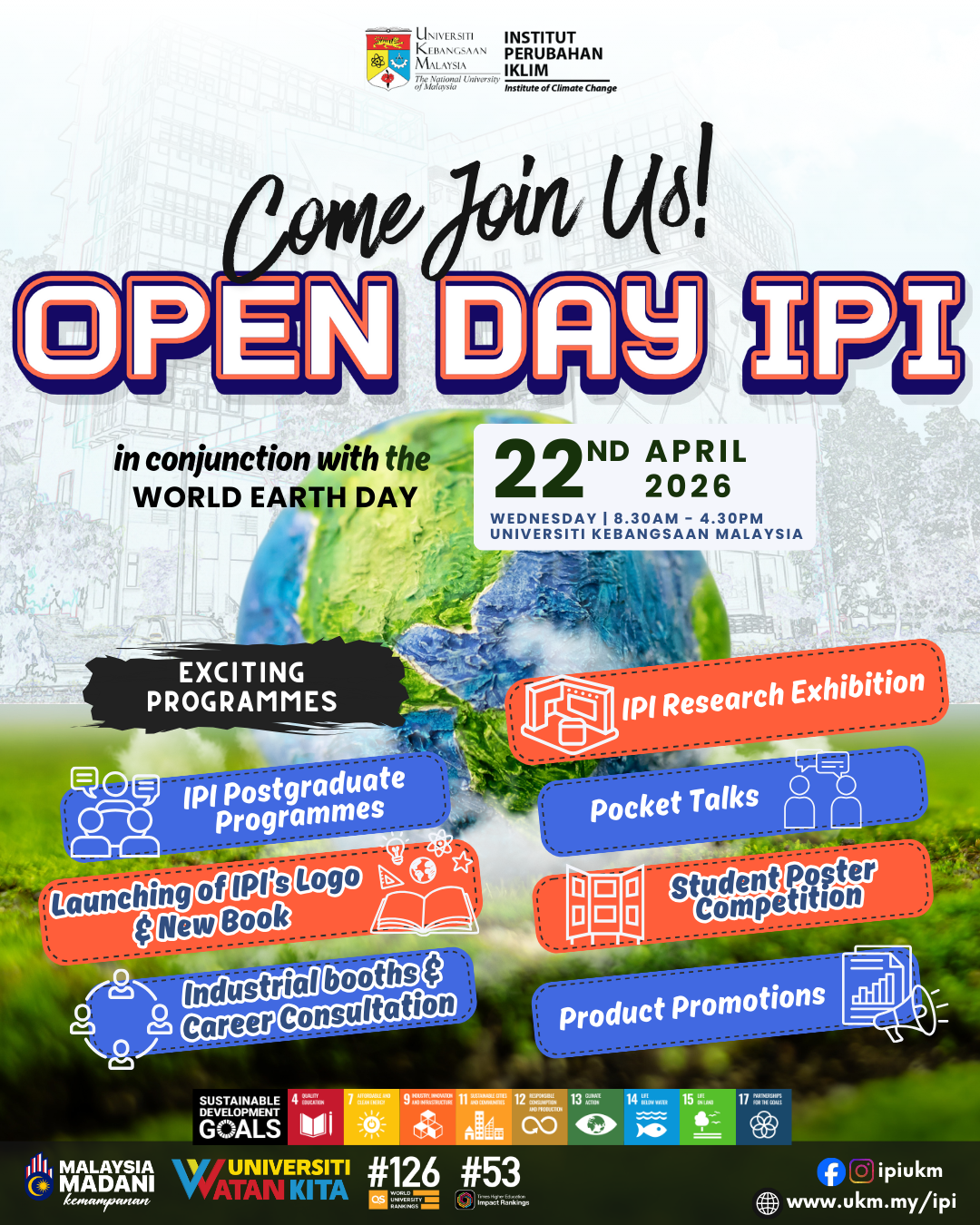 Open Day IPI – Institut Perubahan Iklim