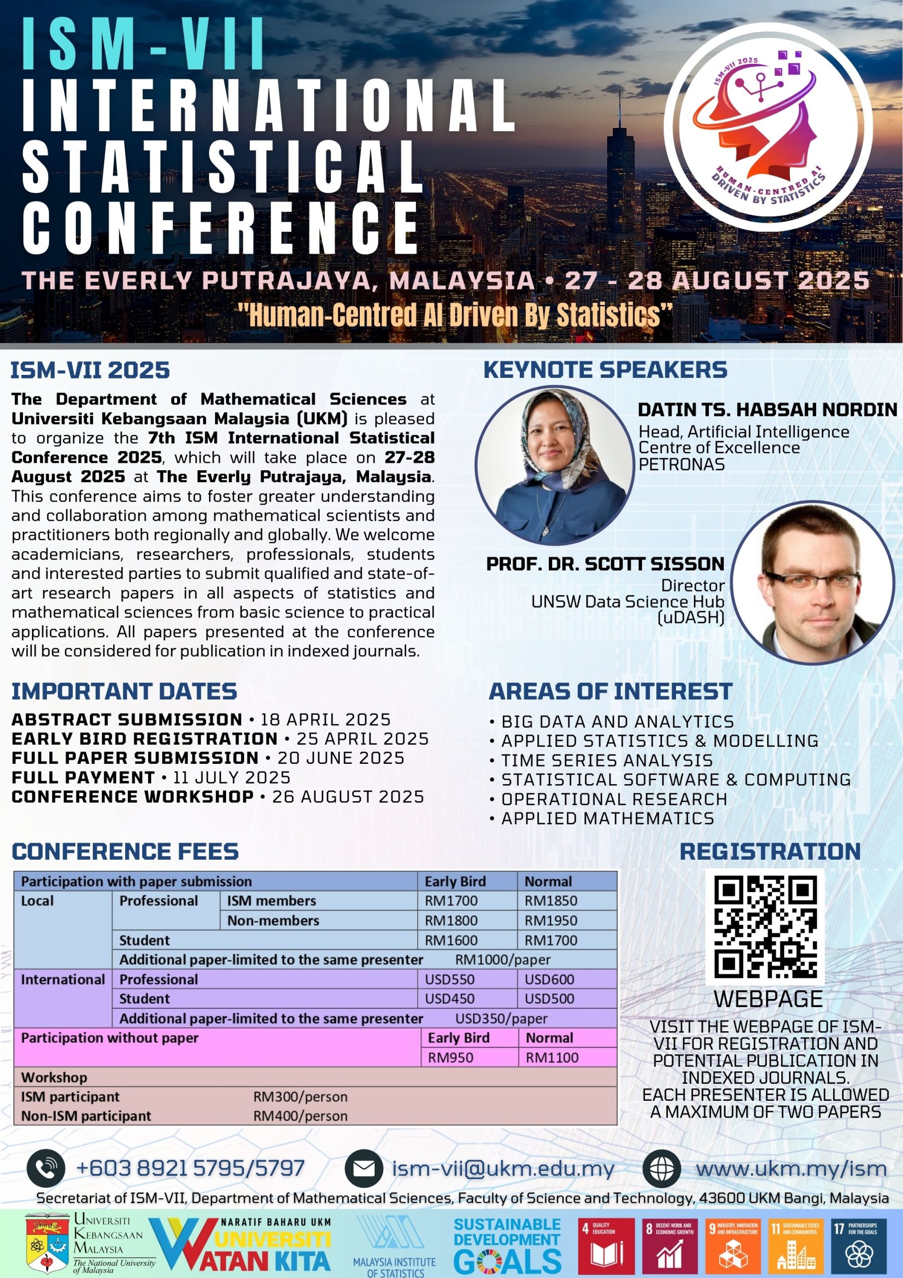 7th ISM International Statistical Conference | ISM-VII UKM