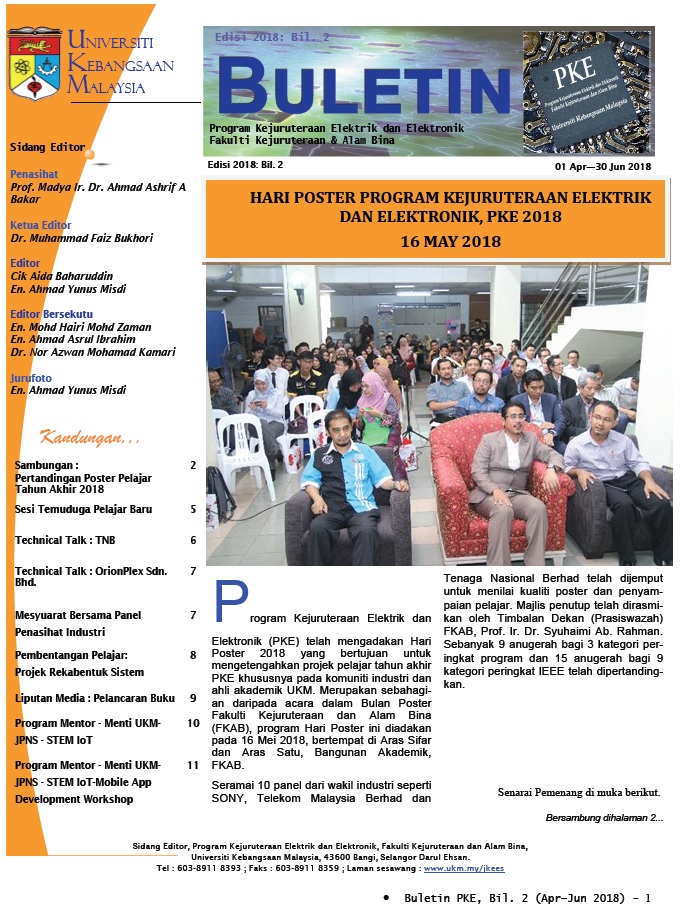 Bulletin PKE | Department of Electrical, Electronic and Systems Engineering