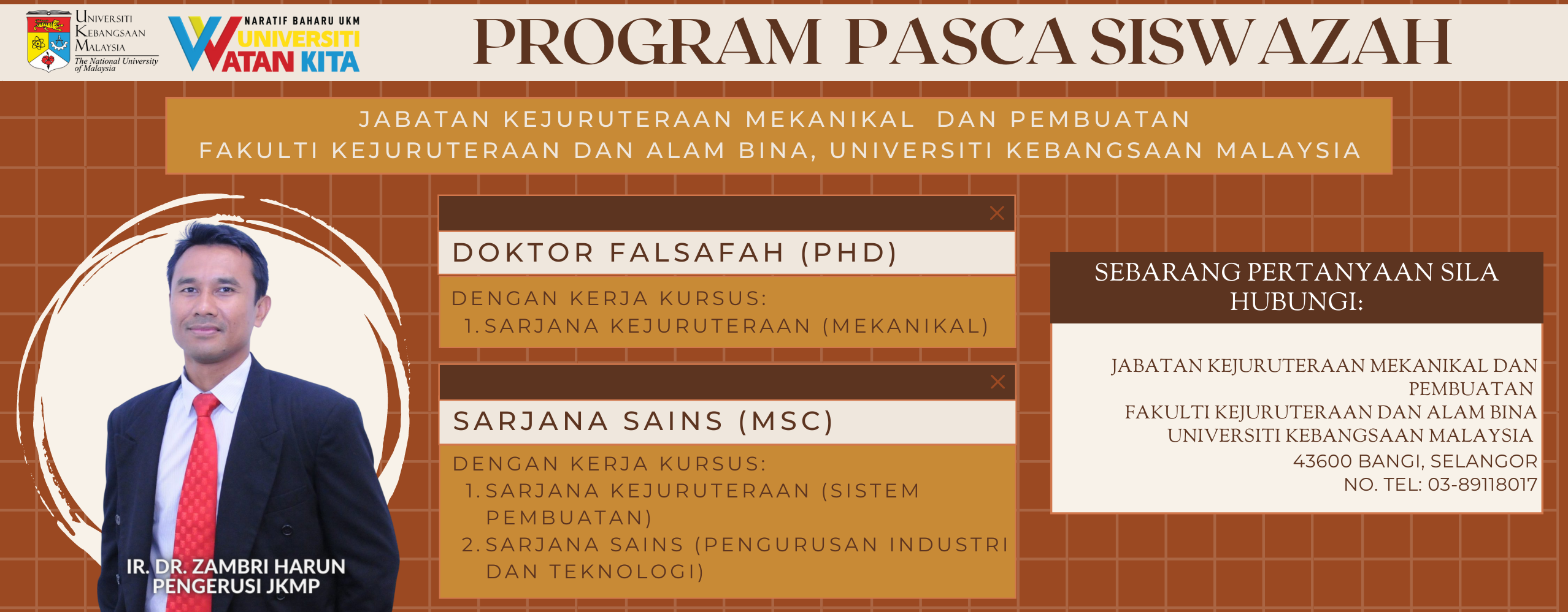 Department of Mechanical & Manufacturing Engineering