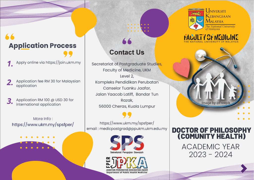 Doktor Falsafah PhD (Kesihatan Masyarakat) | Jabatan Perubatan ...