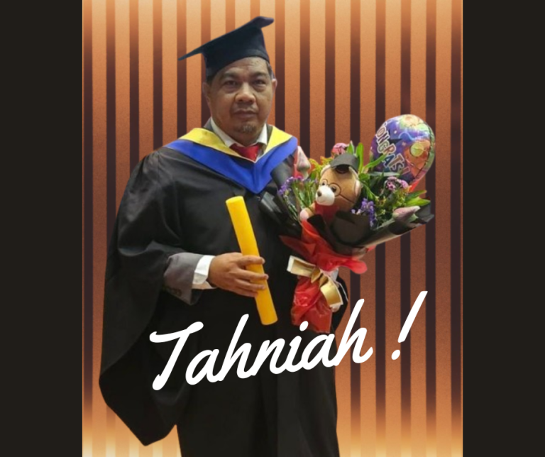 Tahniah Encik Bisharuzi Omar kerana memperolehi Sijil Kejurulatihan TVET – KASES, LESTARI UKM