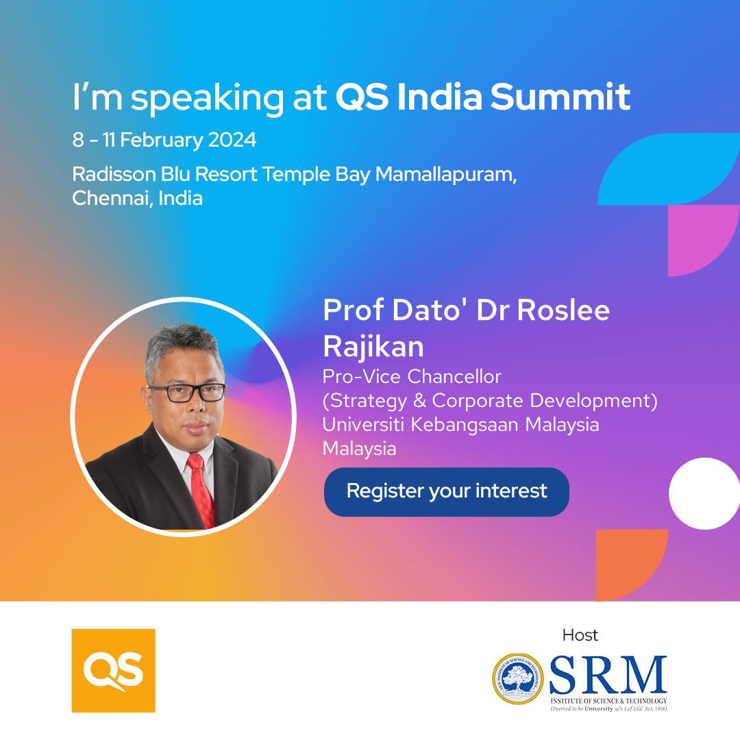 YBhg. Prof Dato’ Dr. Roslee Rajikan, Pro Vice Chancellor representing ...