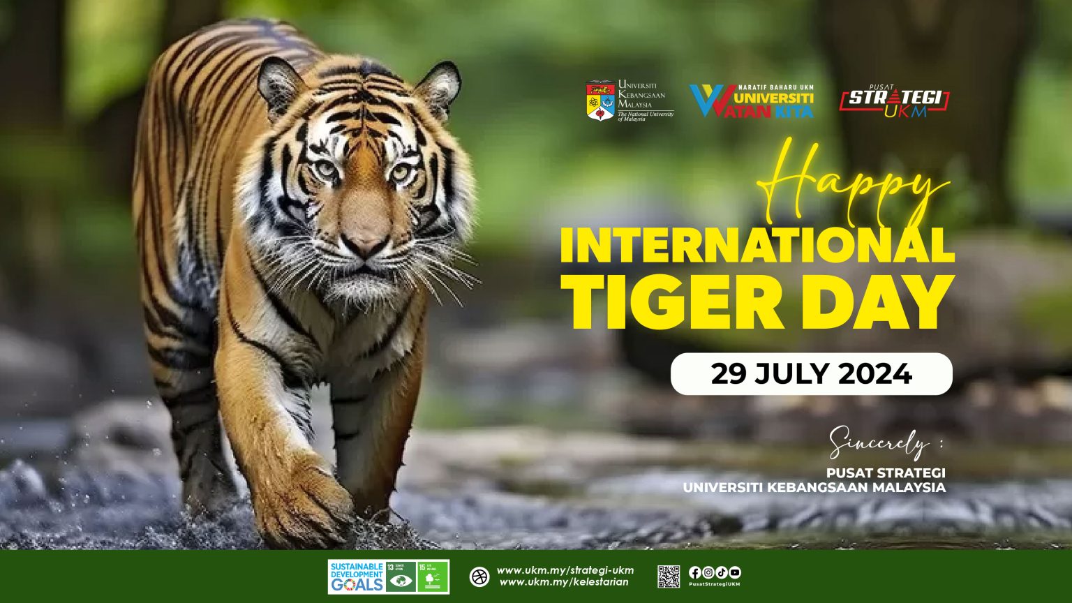 Happy International Tiger Day – Sustainability@UKM