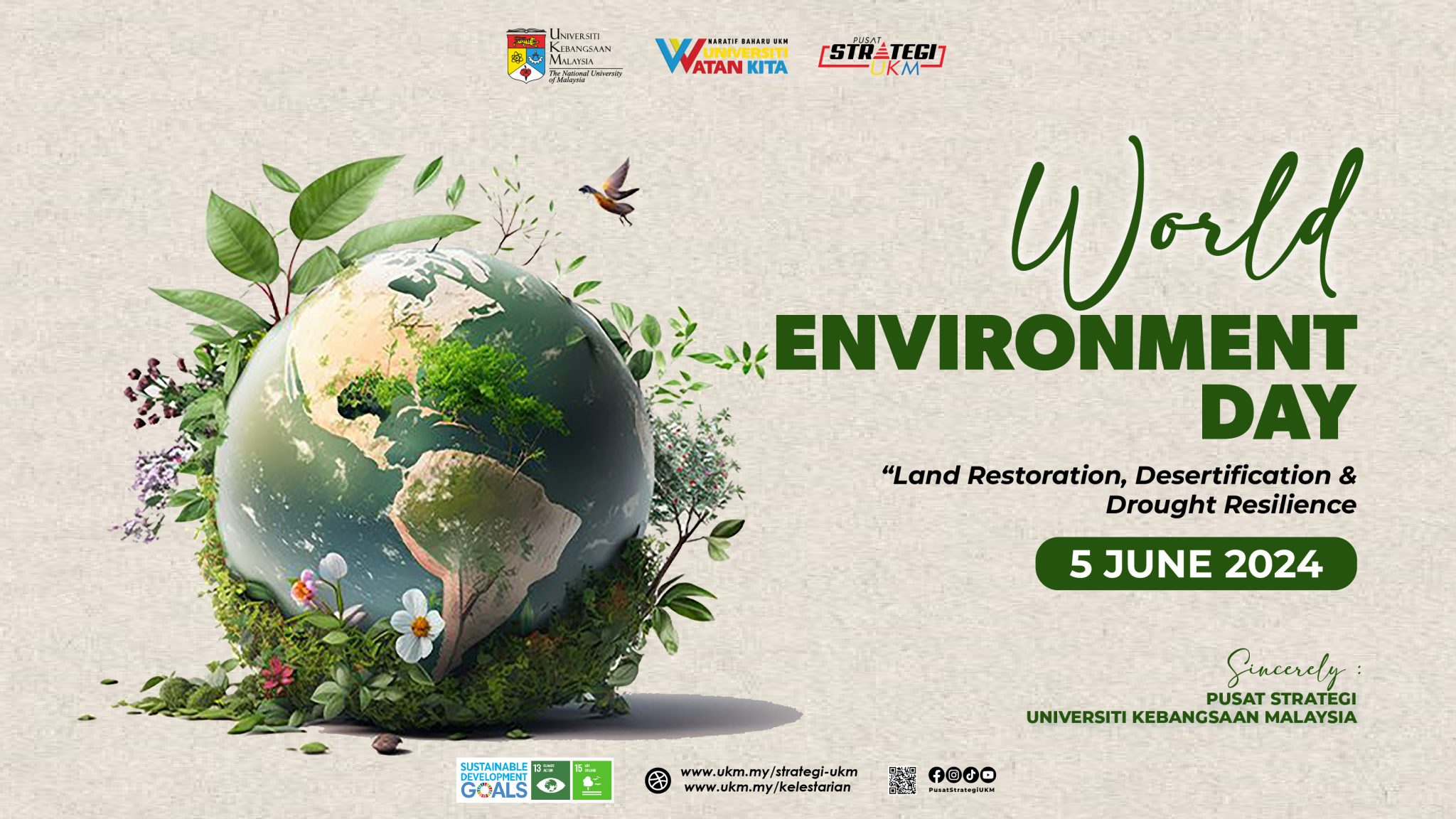 World Environment Day 2024 – Sustainability@UKM