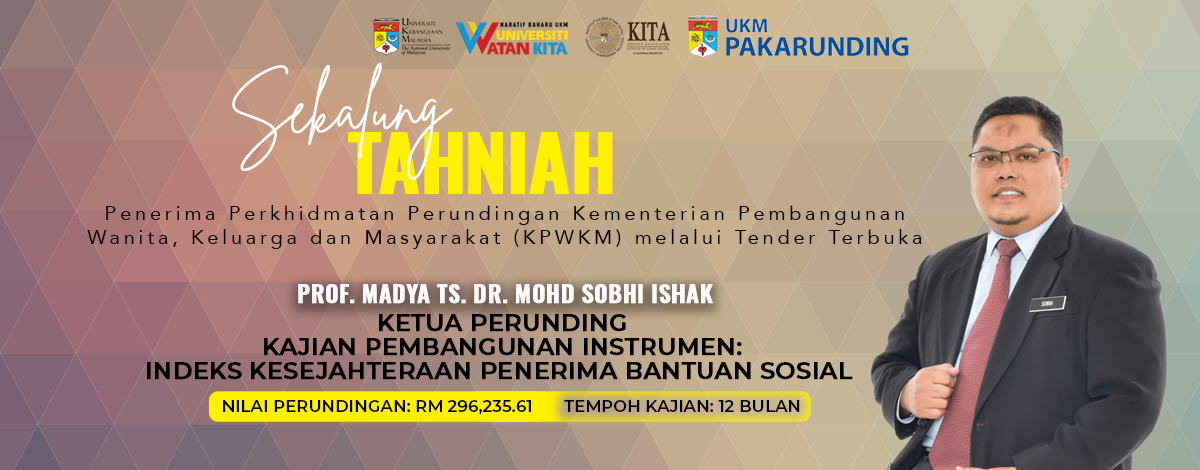 Penerima Perkhidmatan Perundingan KPWKM – Tender Terbuka, 1 Oktober ...