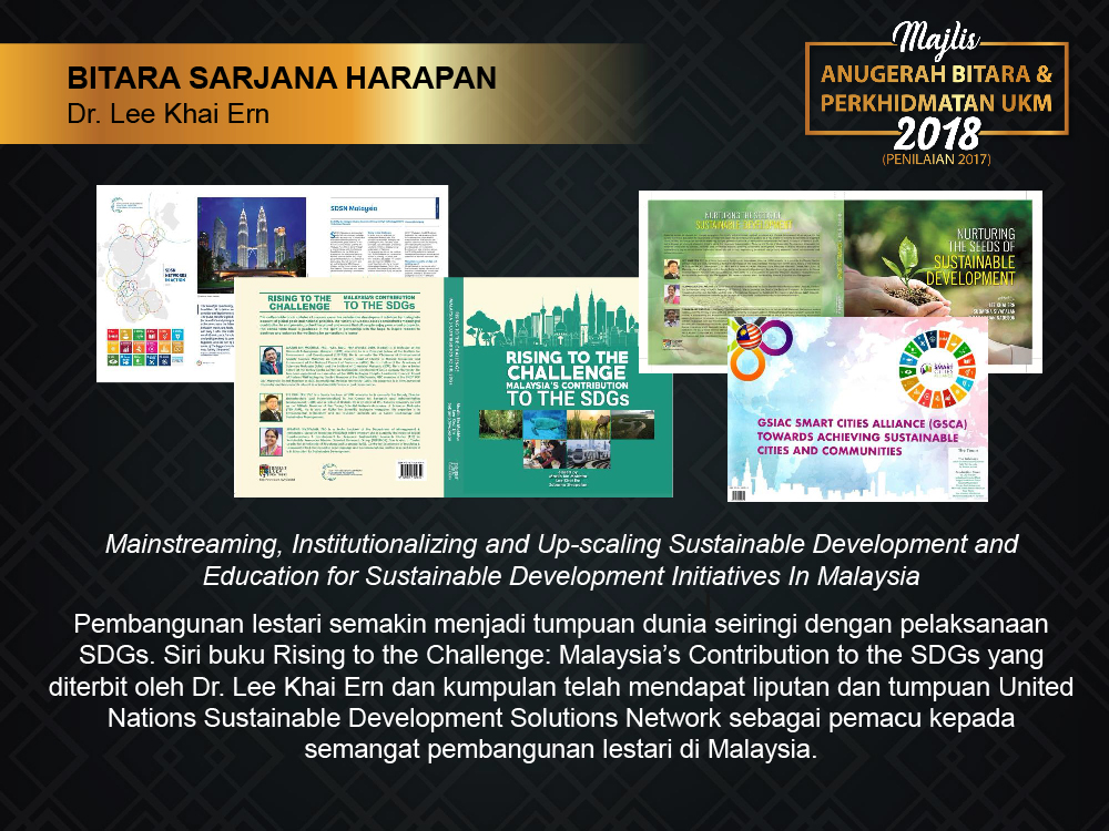 Anugerah Bitara Sarjana: Tahniah Dr. Lee Khai Ern! | LESTARI UKM