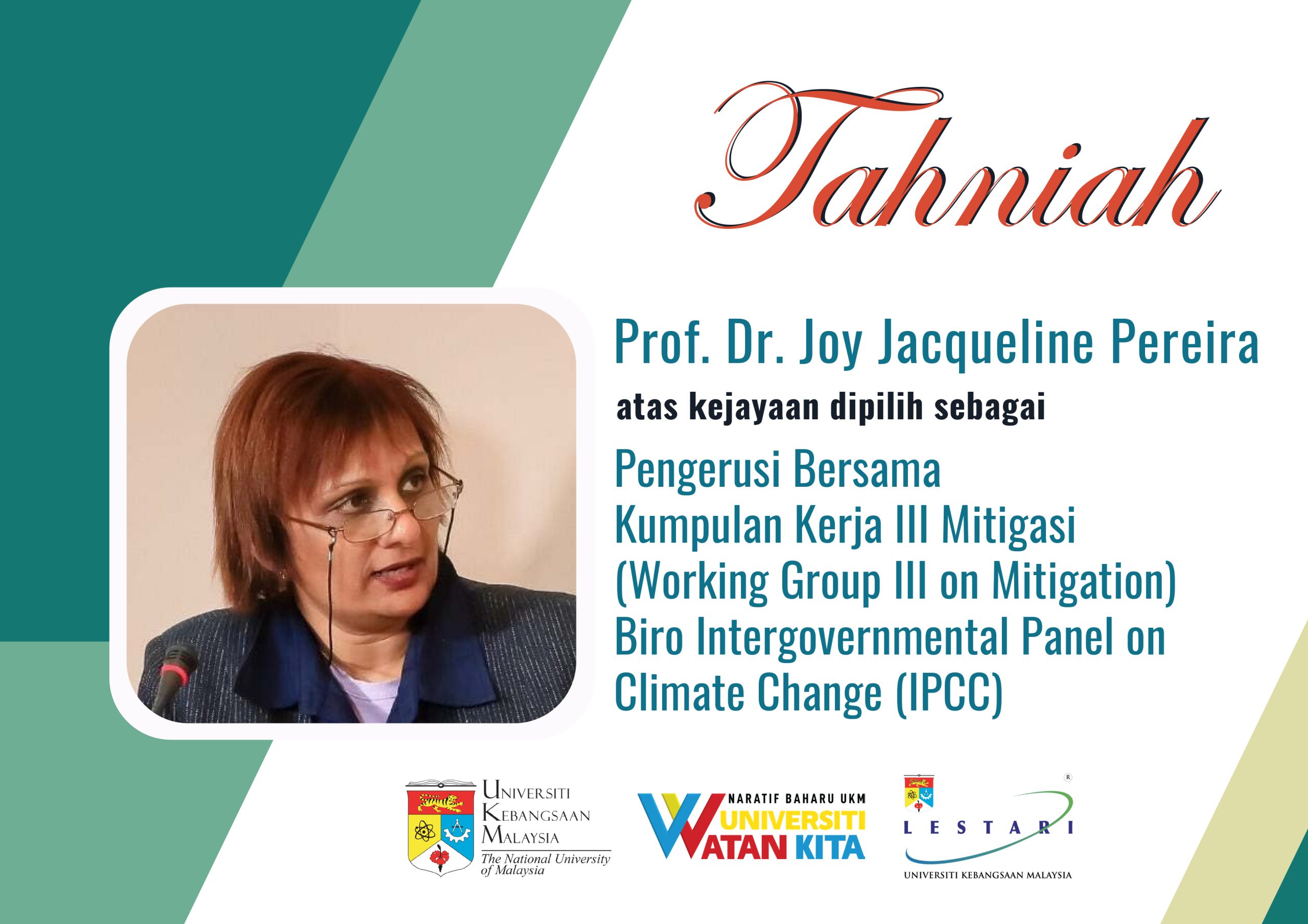 Tahniah, Warga LESTARI | LESTARI UKM