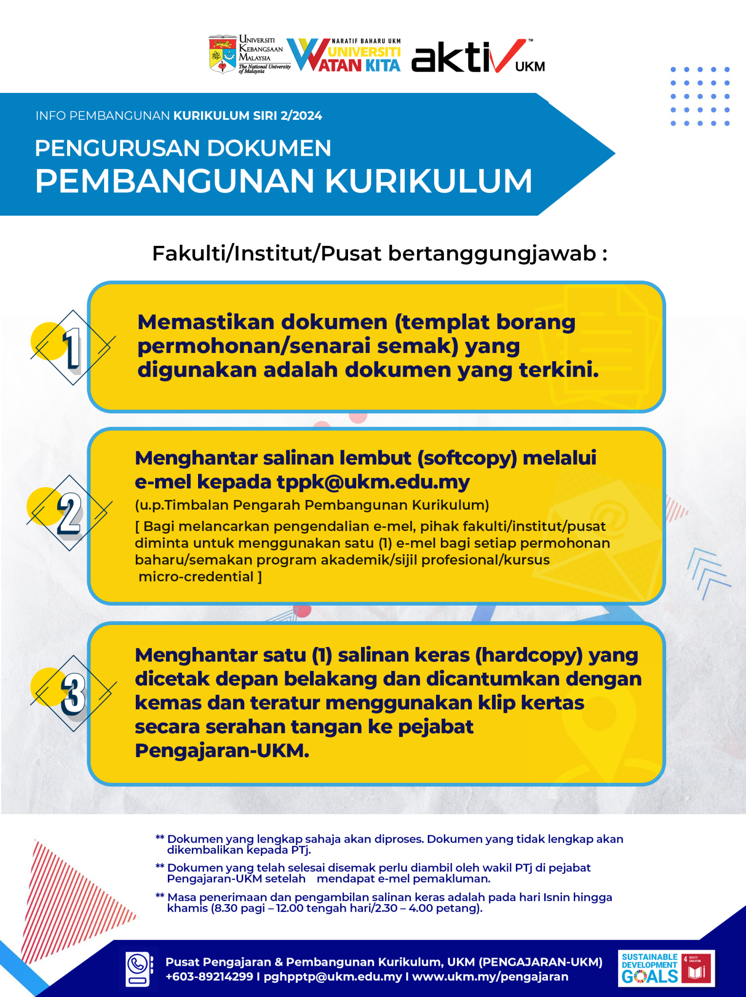 Info Kurikulum – Pusat Pengajaran & Pembangunan Kurikulum