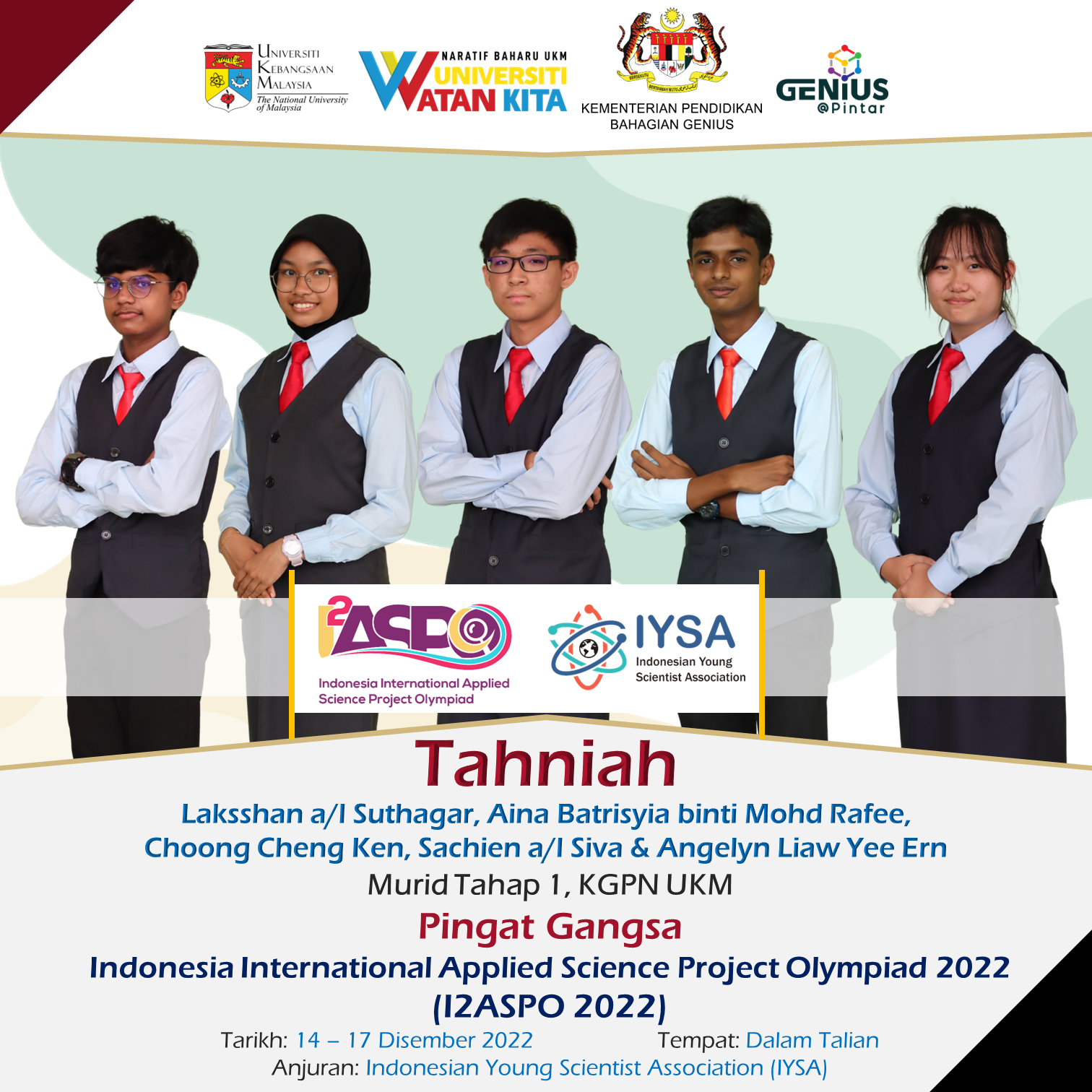 _Aktiviti & Kejayaan Tahun 2022 – Pusat PERMATA@Pintar Negara, UKM