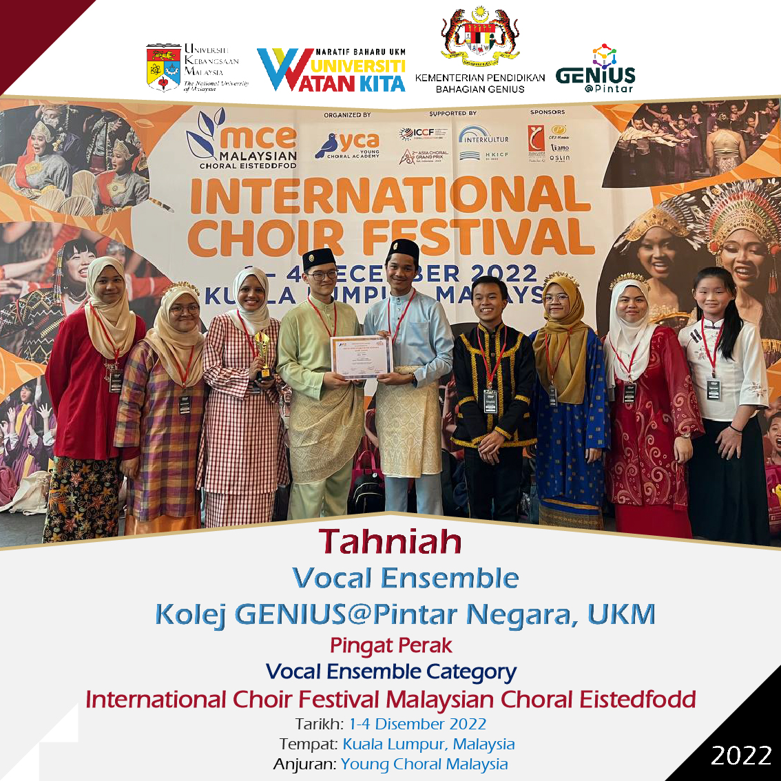 _Aktiviti & Kejayaan Tahun 2022 – Pusat PERMATA@Pintar Negara, UKM