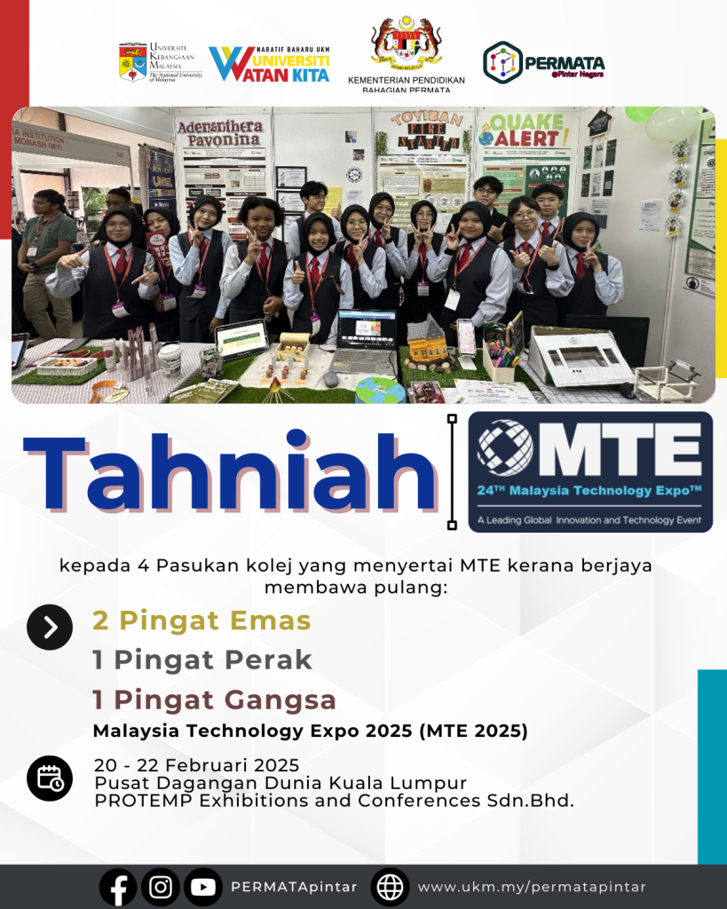 Pusat PERMATA@Pintar Negara, UKM – TEROKA, CIPTA, BITARA