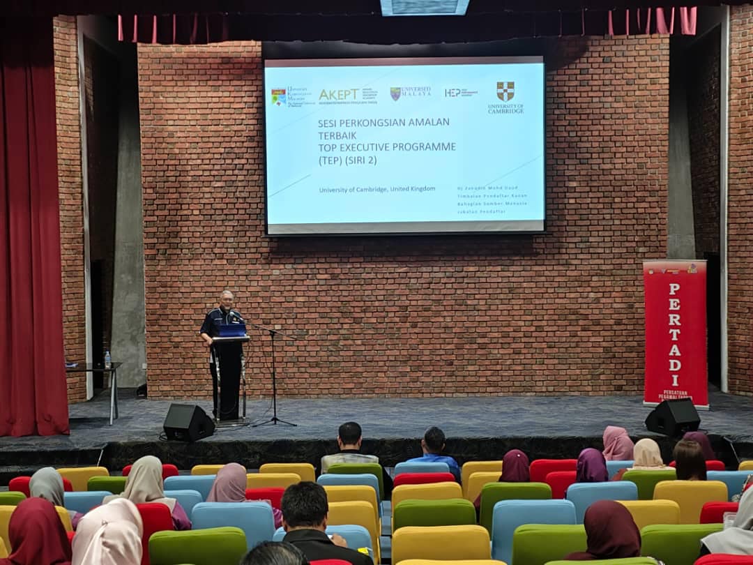 SESI PERKONGSIAN AMALAN TERBAIK “TOP EXECUTIVE PROGRAMME” – Persatuan ...