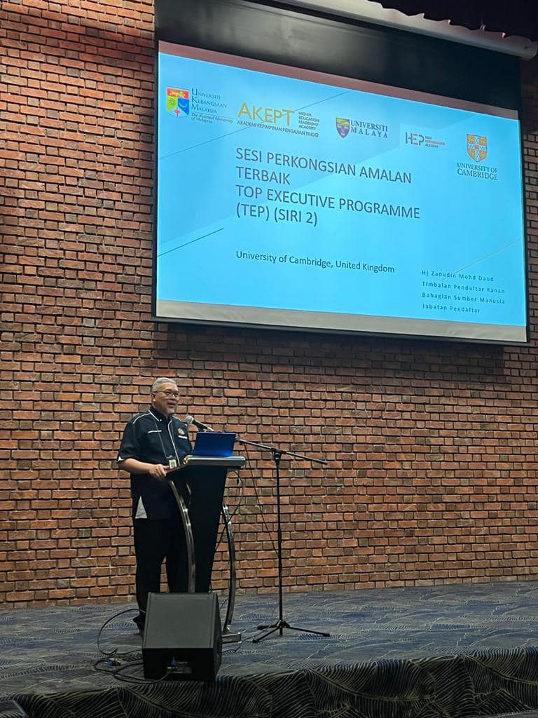 SESI PERKONGSIAN AMALAN TERBAIK “TOP EXECUTIVE PROGRAMME” – Persatuan ...