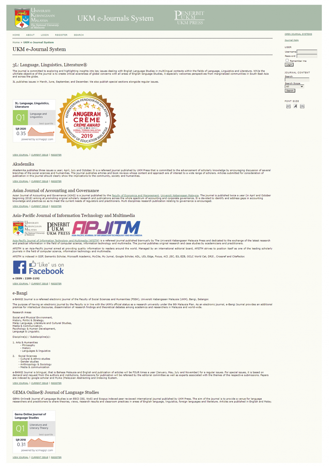 Publication - Universiti Kebangsaan Malaysia - The National University ...