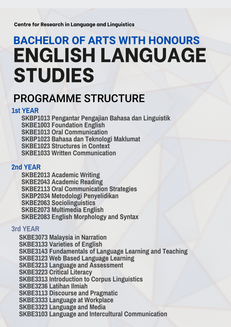 Program Pengajian Bahasa Inggeris