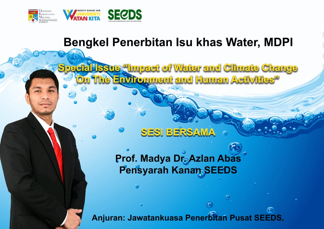 BENGKEL PENERBITAN : ISU KHAS WATER, MDPI. | PUSAT KAJIAN PEMBANGUNAN ...