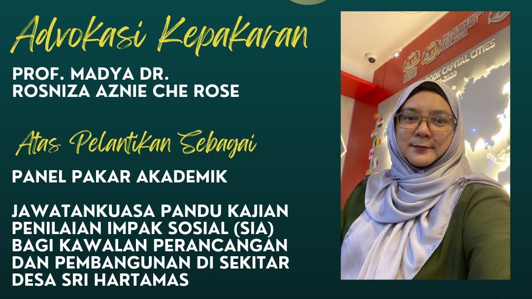 “Tahniah Kepada Prof Madya Dr. Rosniza Aznie Che Rose” | PUSAT KAJIAN ...