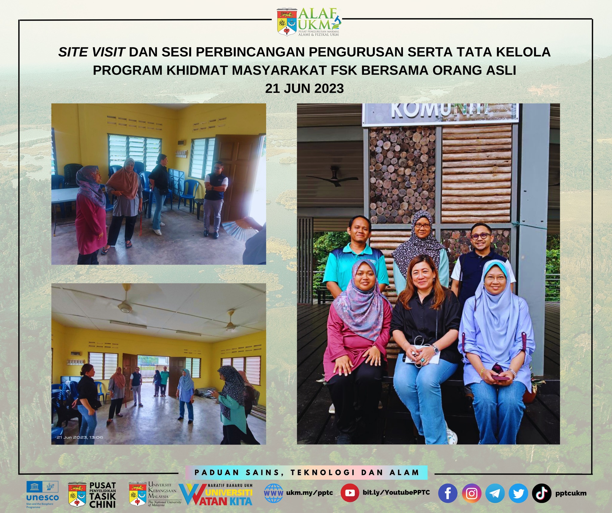 Site Visit dan Sesi Perbincangan Pengurusan serta Tata Kelola Program ...